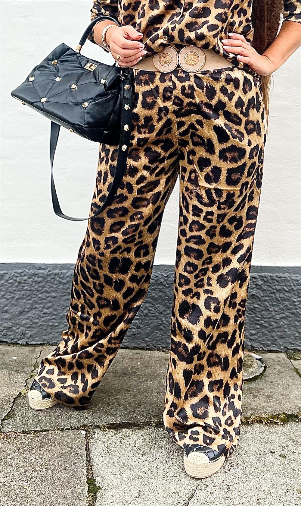 Leopard nederdel fra Divaz.dk